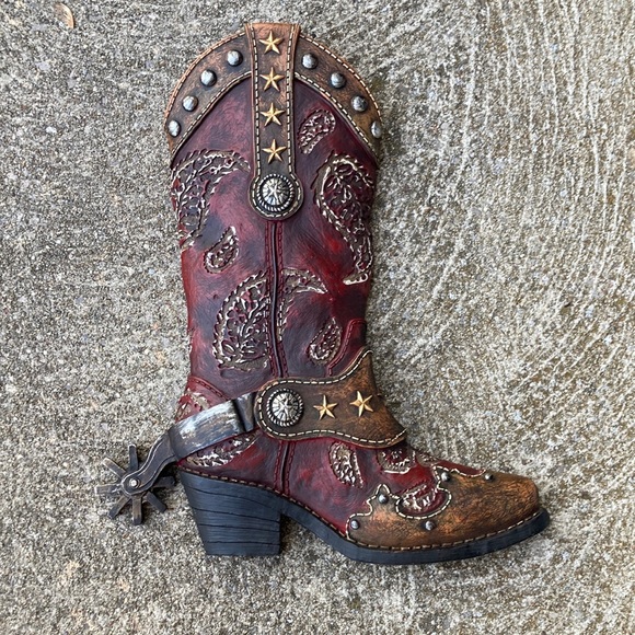 None | Wall Decor | Country Western Boot Wall Decor | Poshmark